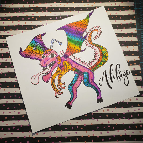 Journey through Mexico's folk art: Drawing an Alebrije - Life of Colour