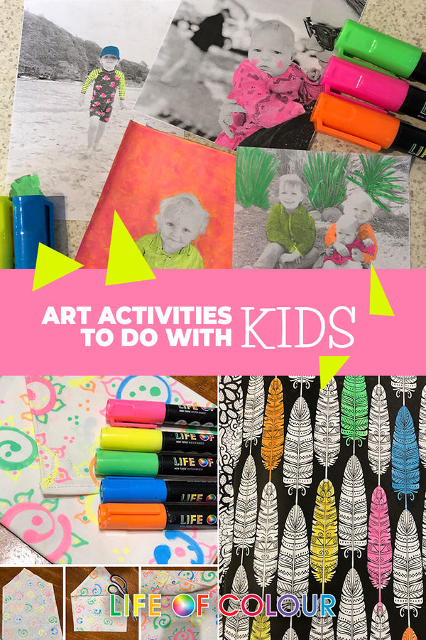 10 Art activities to do with kids - Life of Colour