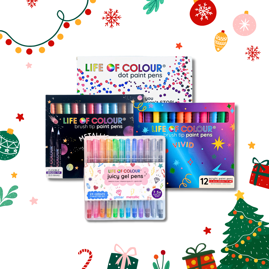 Christmas Pens Power Pack Bundle – Life of Colour