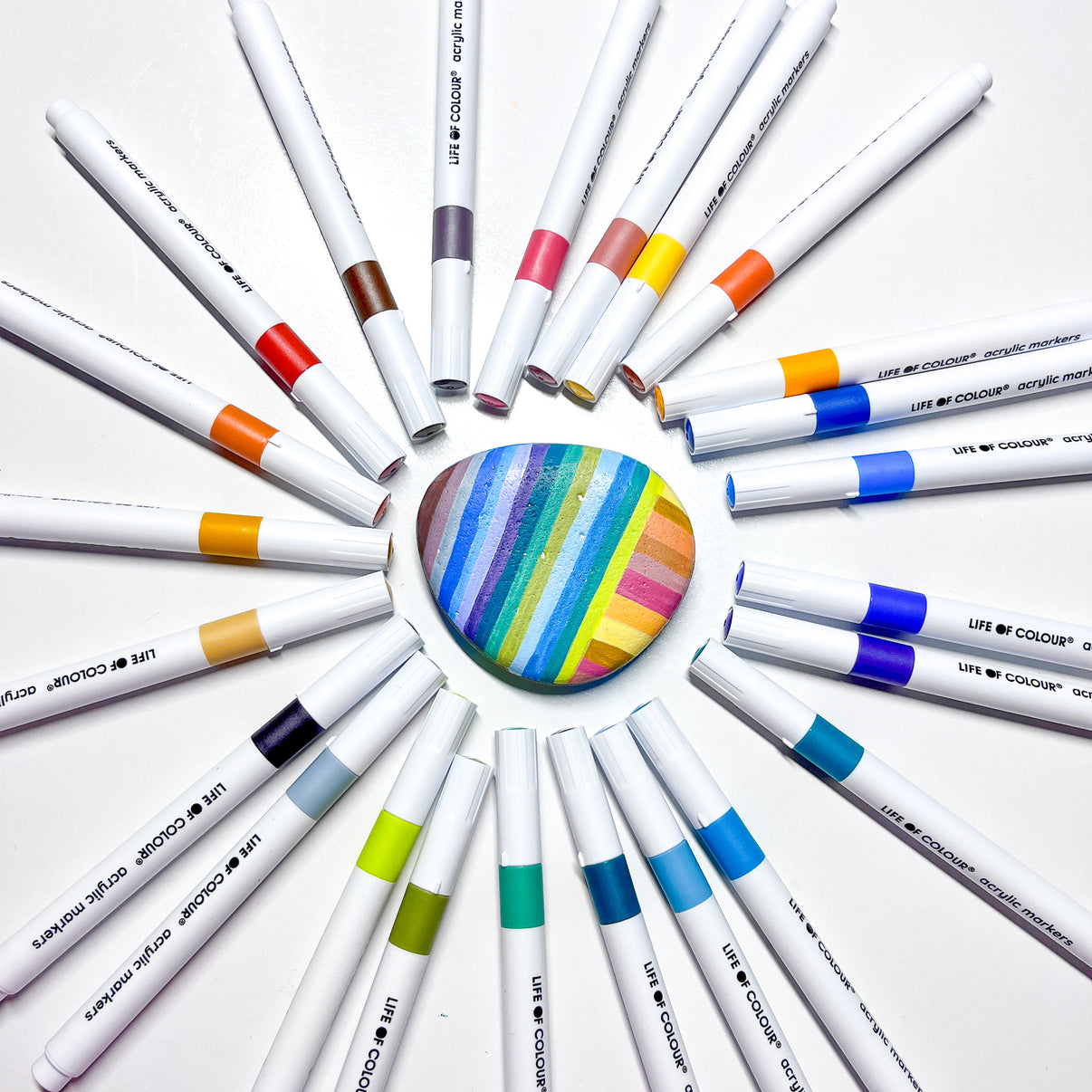 Acrylic Markers - Earth Colours - Set of 24 – Life of Colour