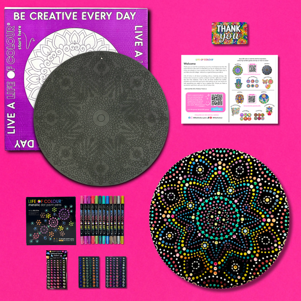 Life of Colour Dot Mandala Painting Kit - Orion (The Hunter)