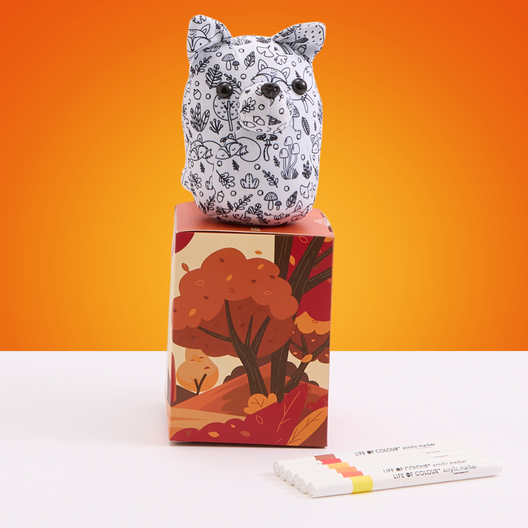 Doodle Plushie Painting Kit - Fox – Life of Colour