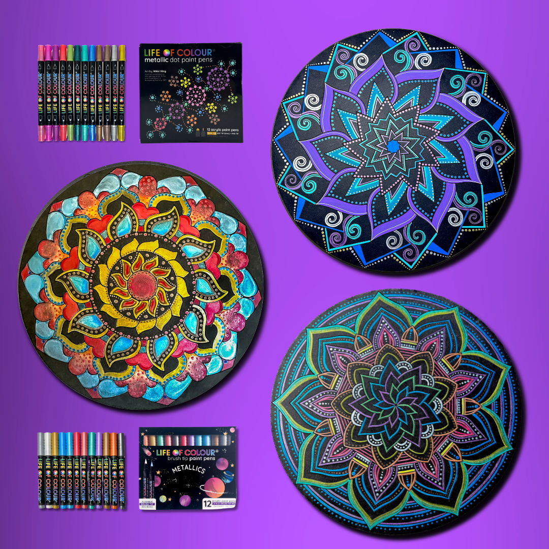 Galaxy Mandalas - Life of Colour
