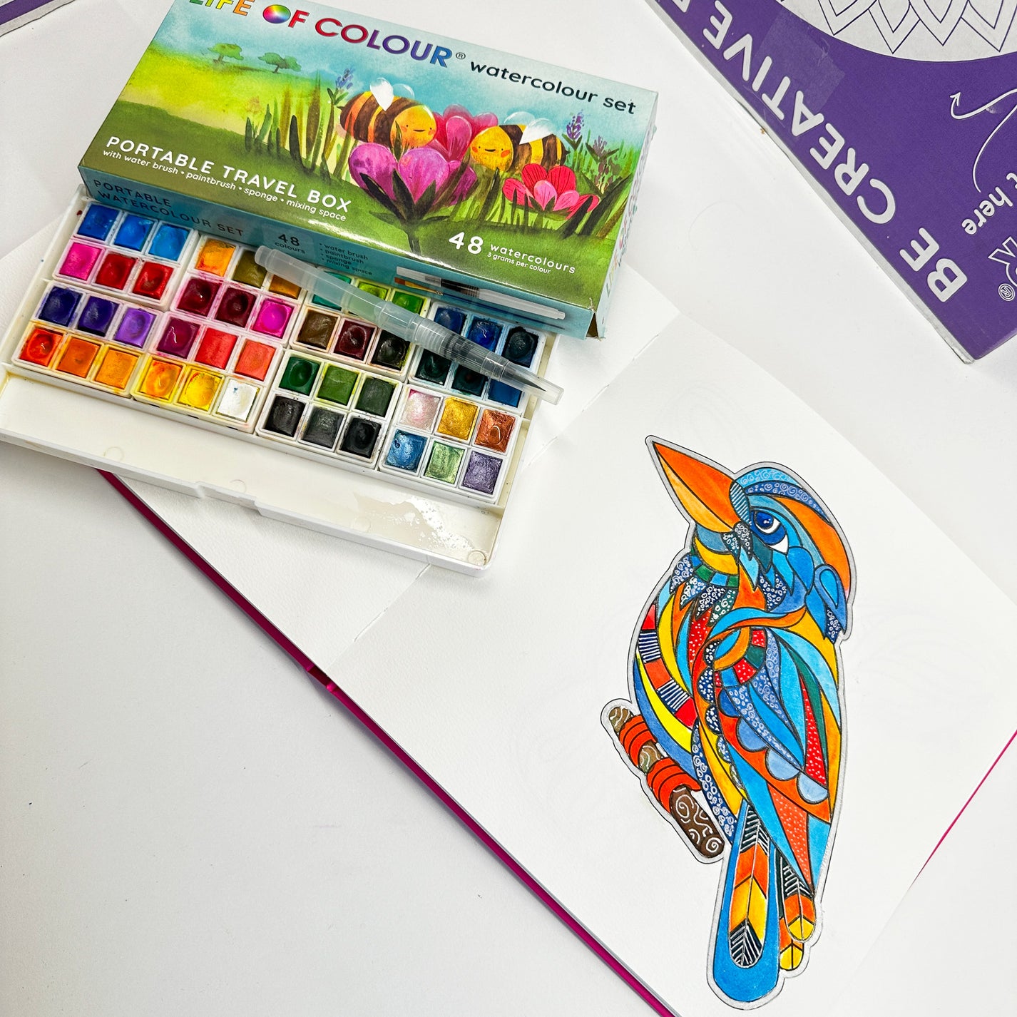 Watercolour Colouring Book - 2024 Collectors Edition – Life of Colour