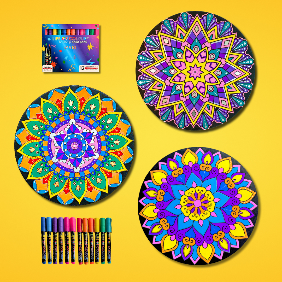 Mandala Painting Kits - Life of Colour