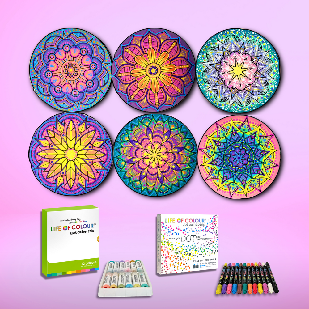 Mandala Painting Kits - Life of Colour