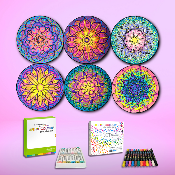 Mandala Painting Kits - Life of Colour