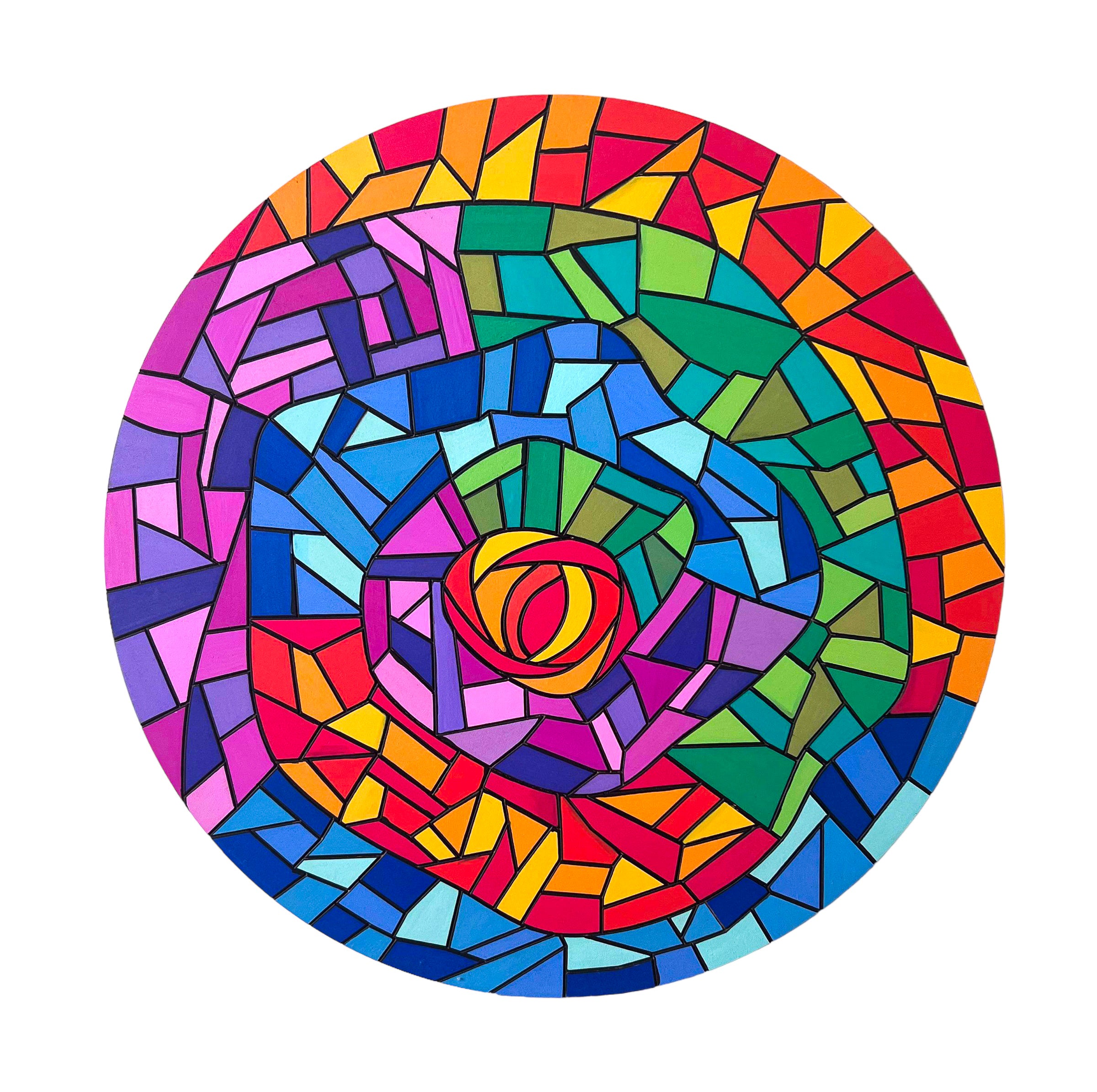 Life of Colour Mosaic Painting Kit - Flower Bundle with Acrylic marker