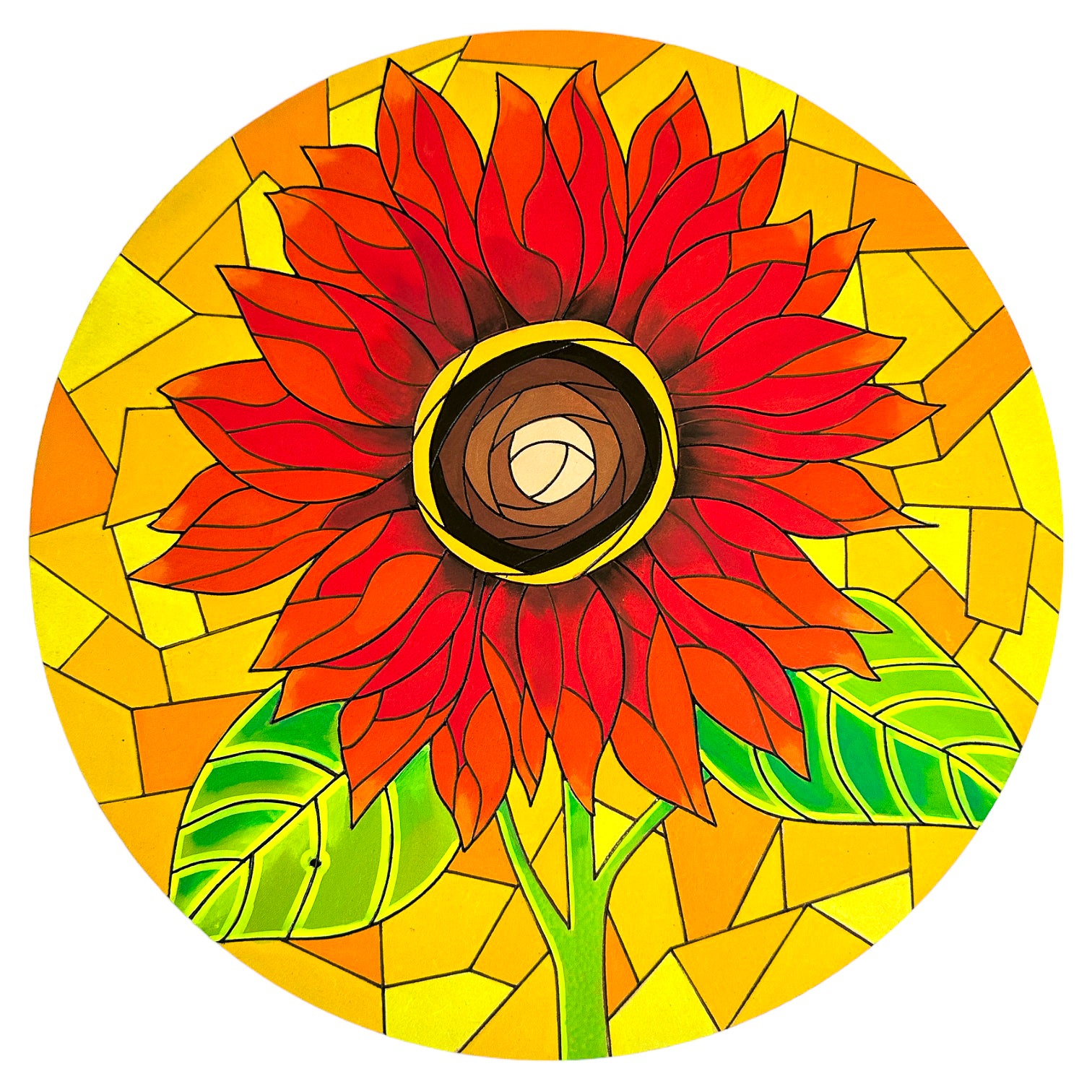 Life of Colour Mosaic Painting Kit - Flower Bundle with Acrylic marker