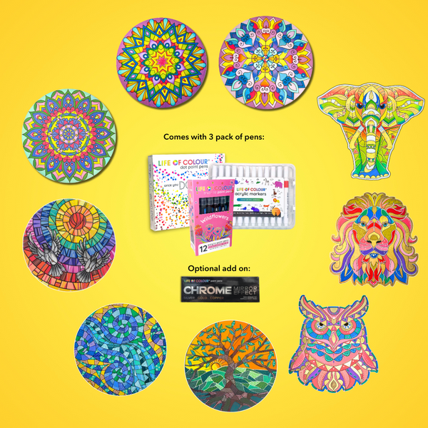 Mandala Painting Kits - Life of Colour