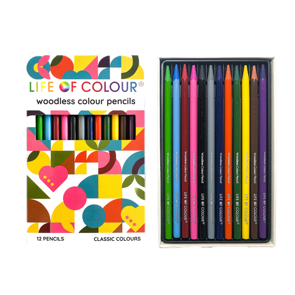 Woodless Pencils - Life of Colour