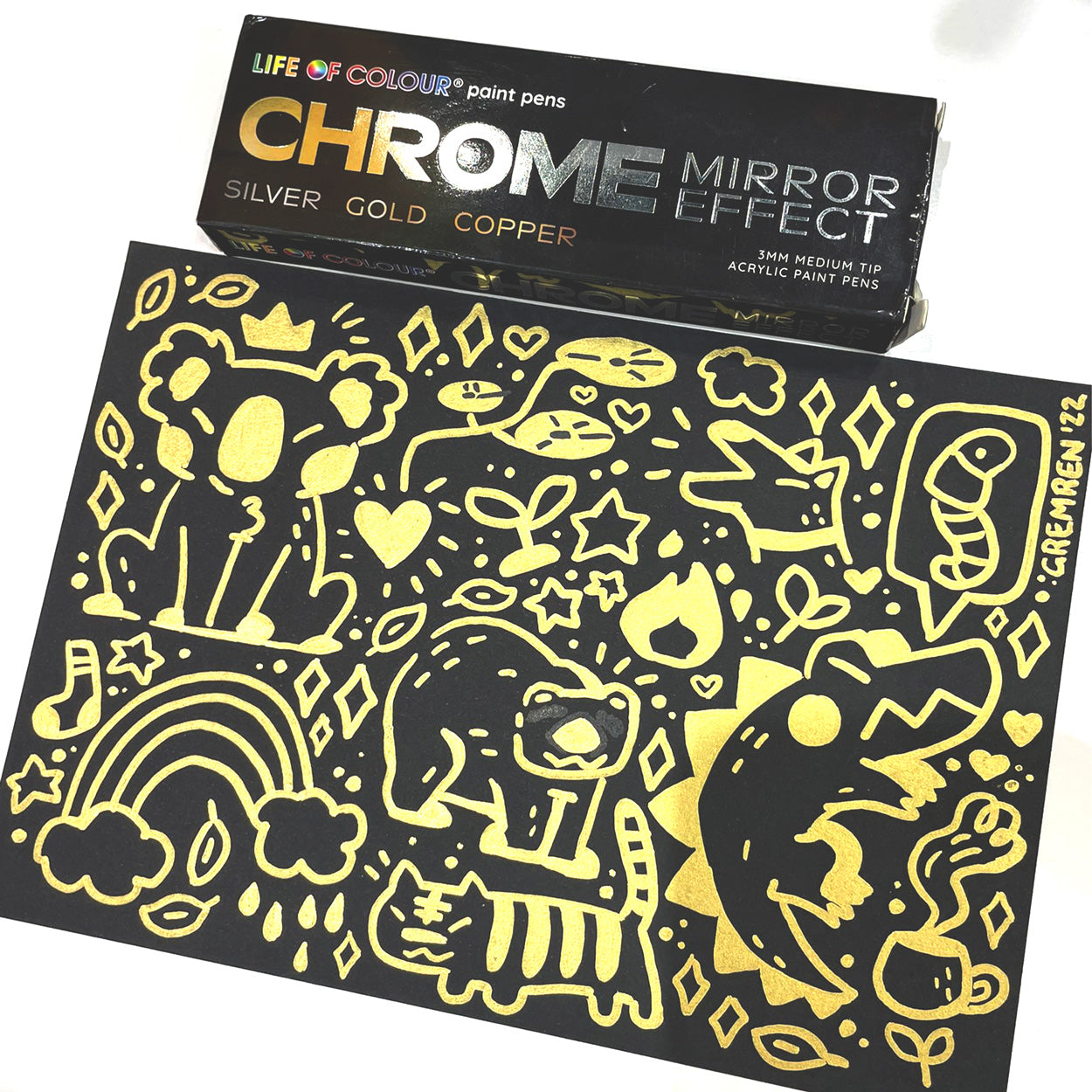 Mirror Markers | Chrome Paint Pens - Life of Colour