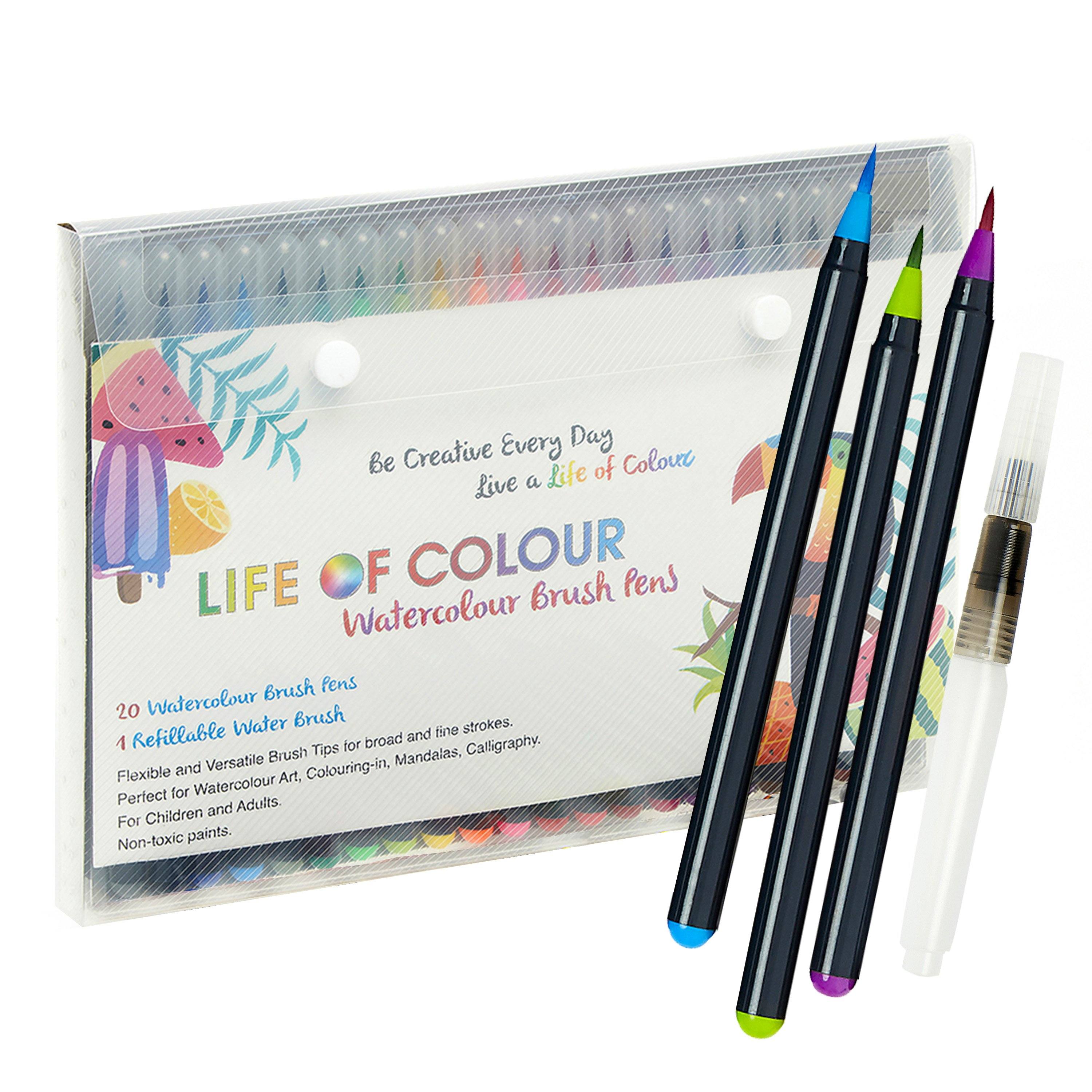 Watercolour Brush Pen Set - Life of Colour